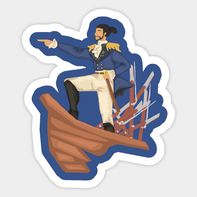 Marquis De Lafayette Alexander Hamilton Sticker Teepublic